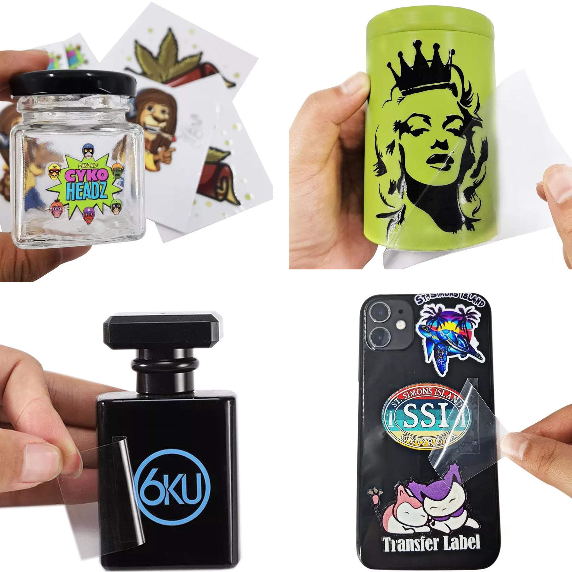 Custom UV 3D Transfer Labels-Pringting Any Color,Size,100pcs Only ...